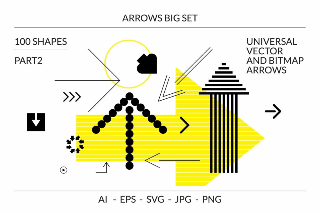 100 Arrows Set. Part2 – MasterBundles