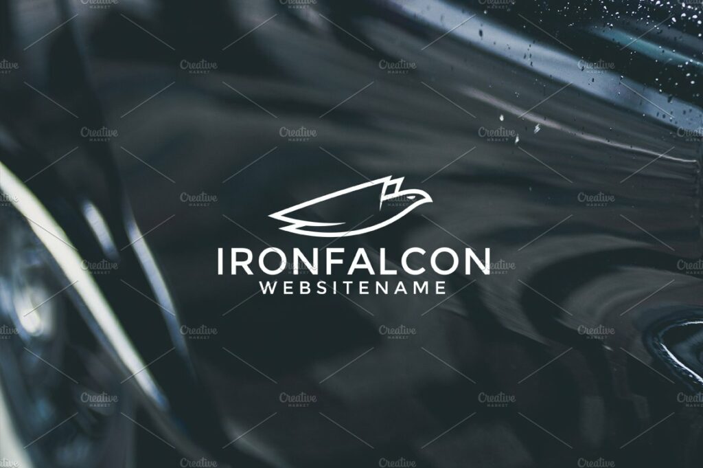 Iron Falcon Logo Template – MasterBundles