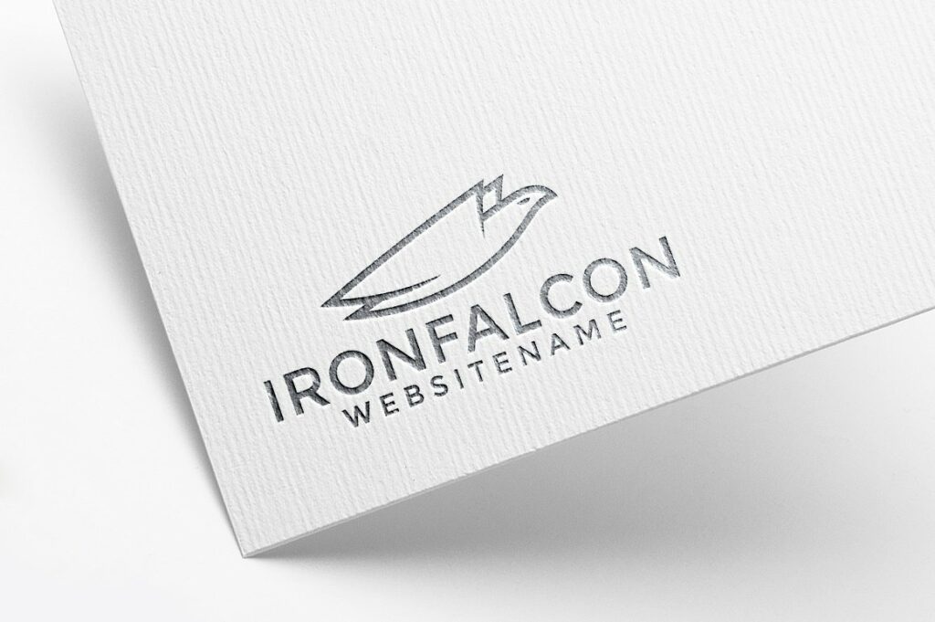 Iron Falcon Logo Template – MasterBundles