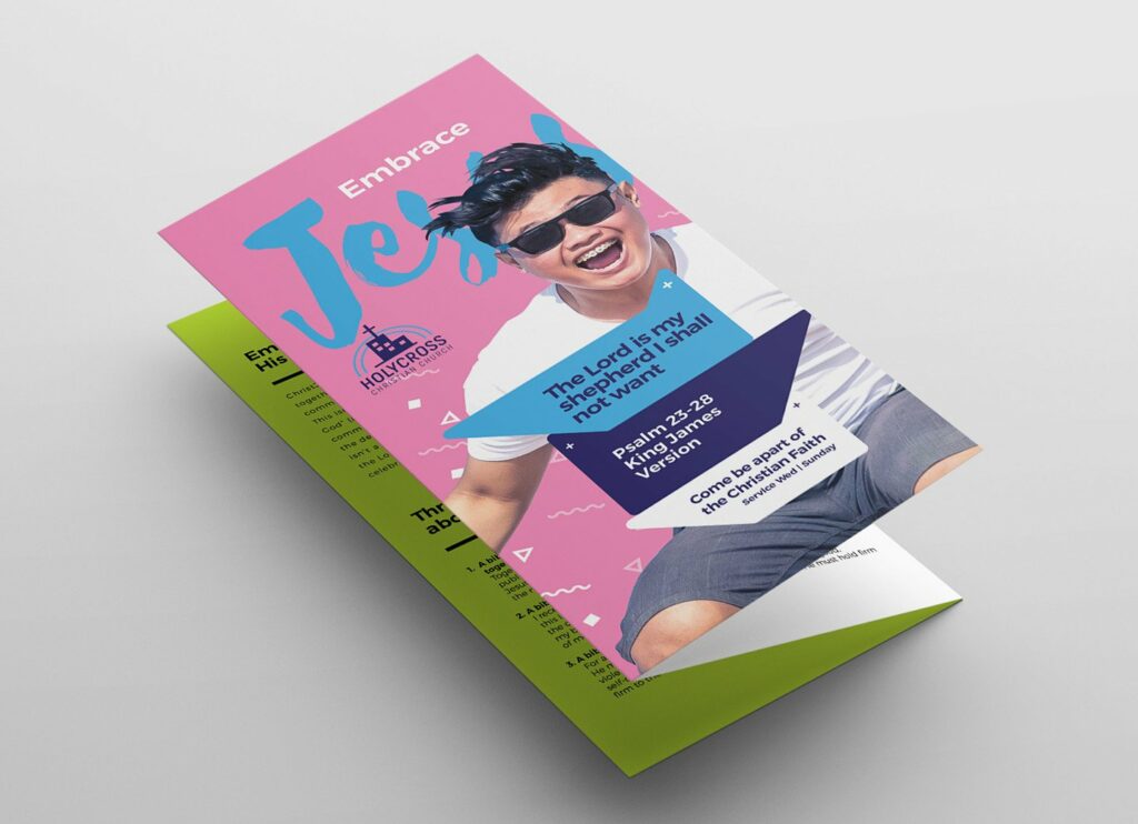 Modern Church Trifold Template – MasterBundles