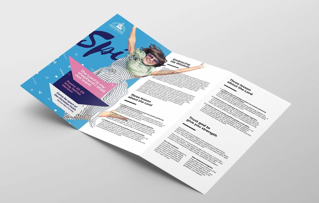 Modern Church Trifold Template – MasterBundles