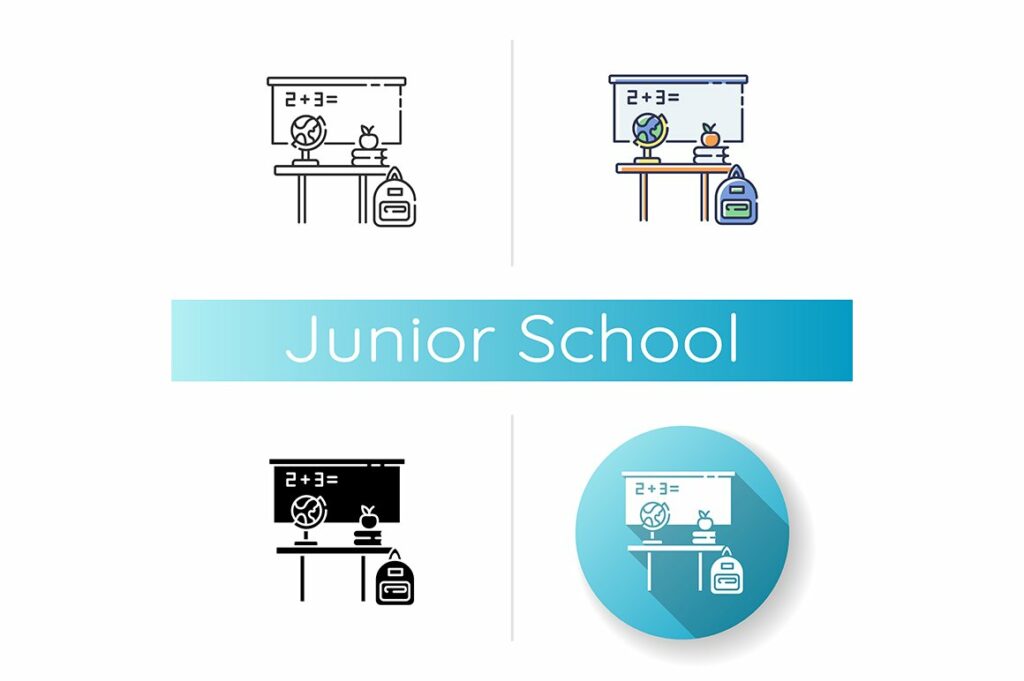 Junior school icon – MasterBundles