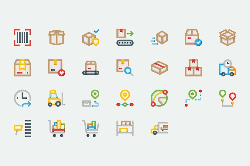 Basicons / Business / Delivery – MasterBundles