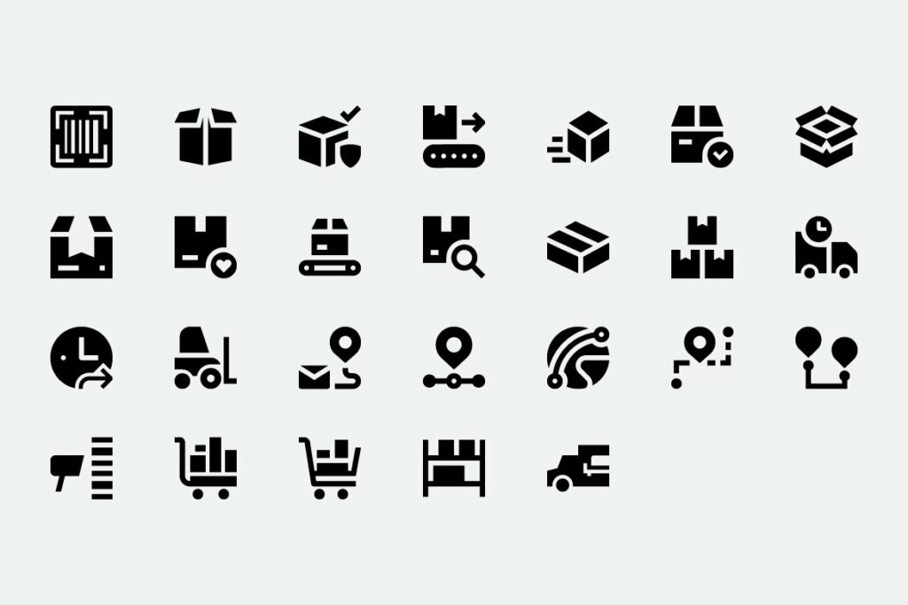Basicons / Business / Delivery – MasterBundles