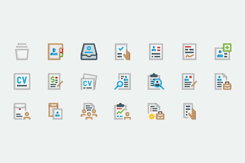 Basicons / Business / HR – MasterBundles