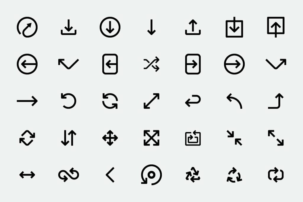 Basicons / UI / Arrows – MasterBundles