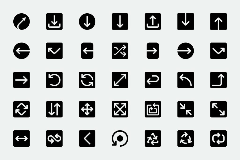 Basicons / UI / Arrows – MasterBundles