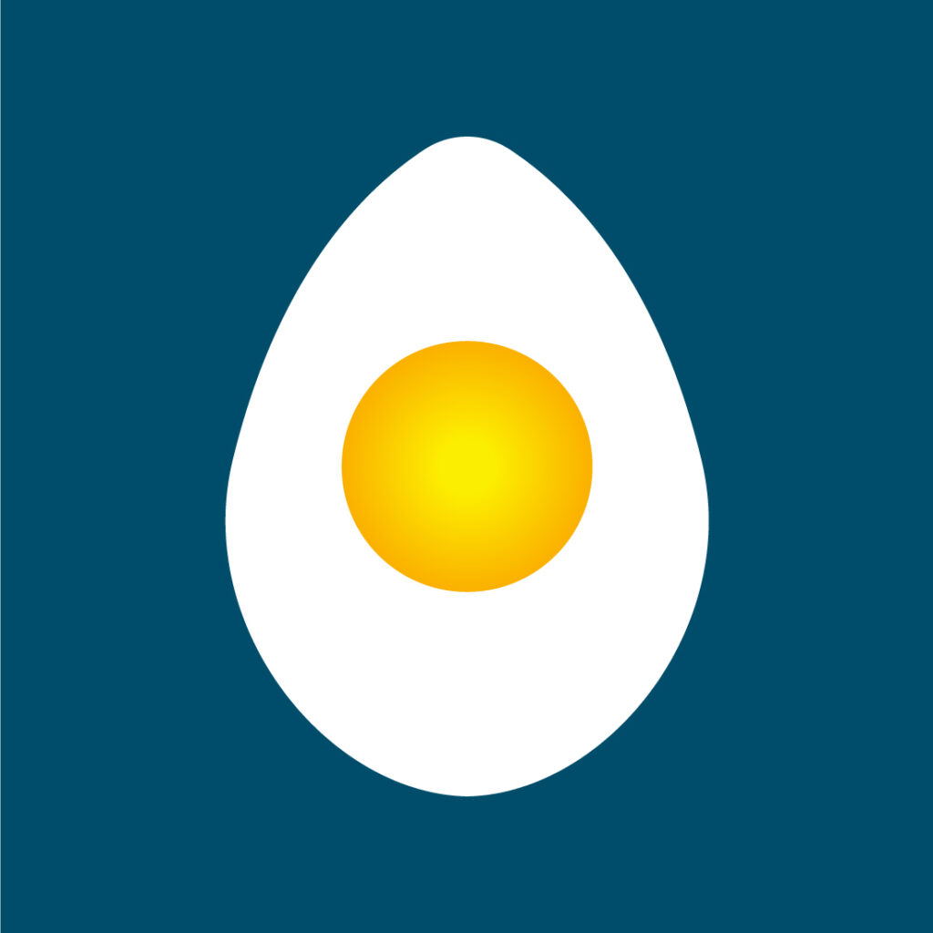 Creative Gradient Fresh Egg Logo design, Vector design concept ...