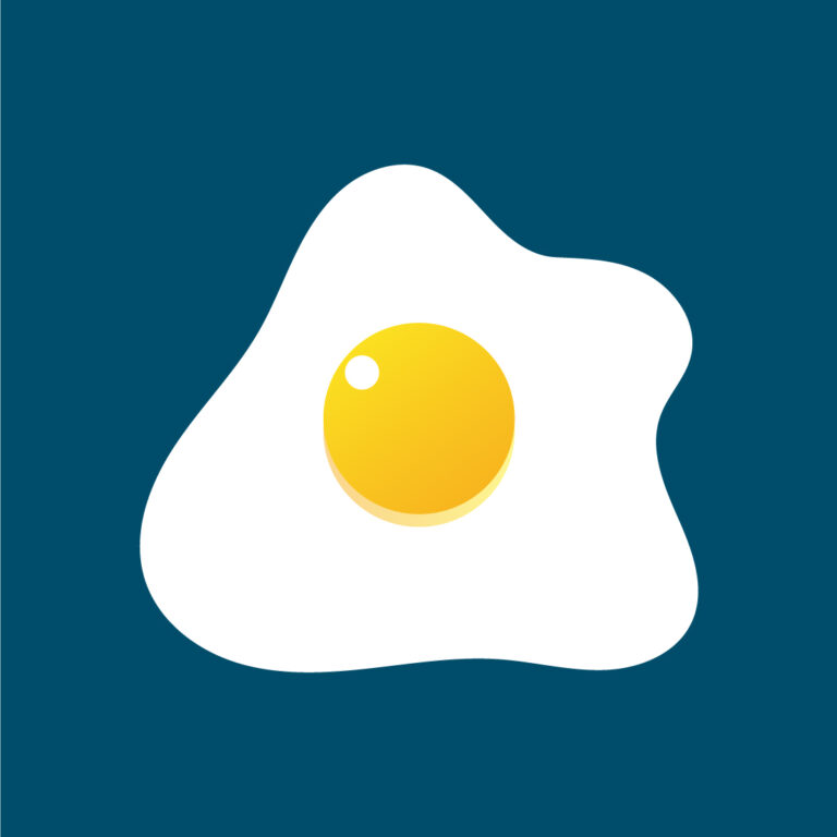 Creative Gradient Fresh Egg Logo design, Vector design concept ...