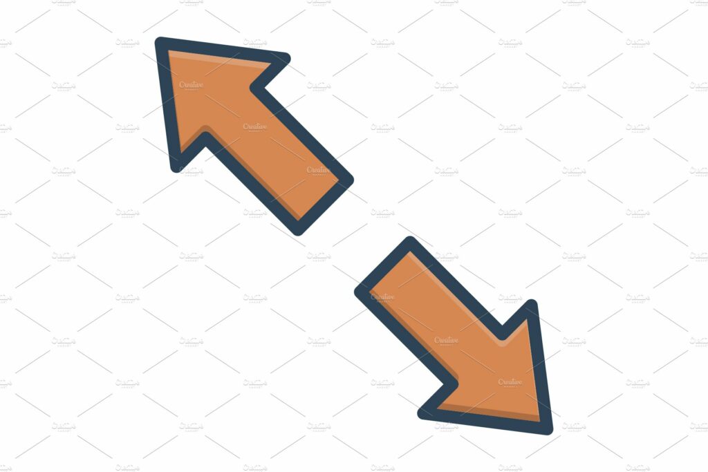 Extend arrow color icon – MasterBundles