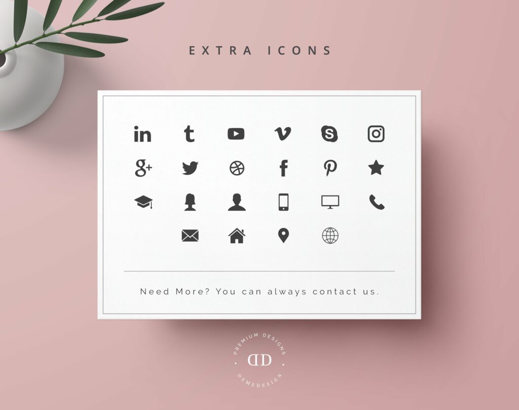 Compact One Page Resume Template Kit – MasterBundles