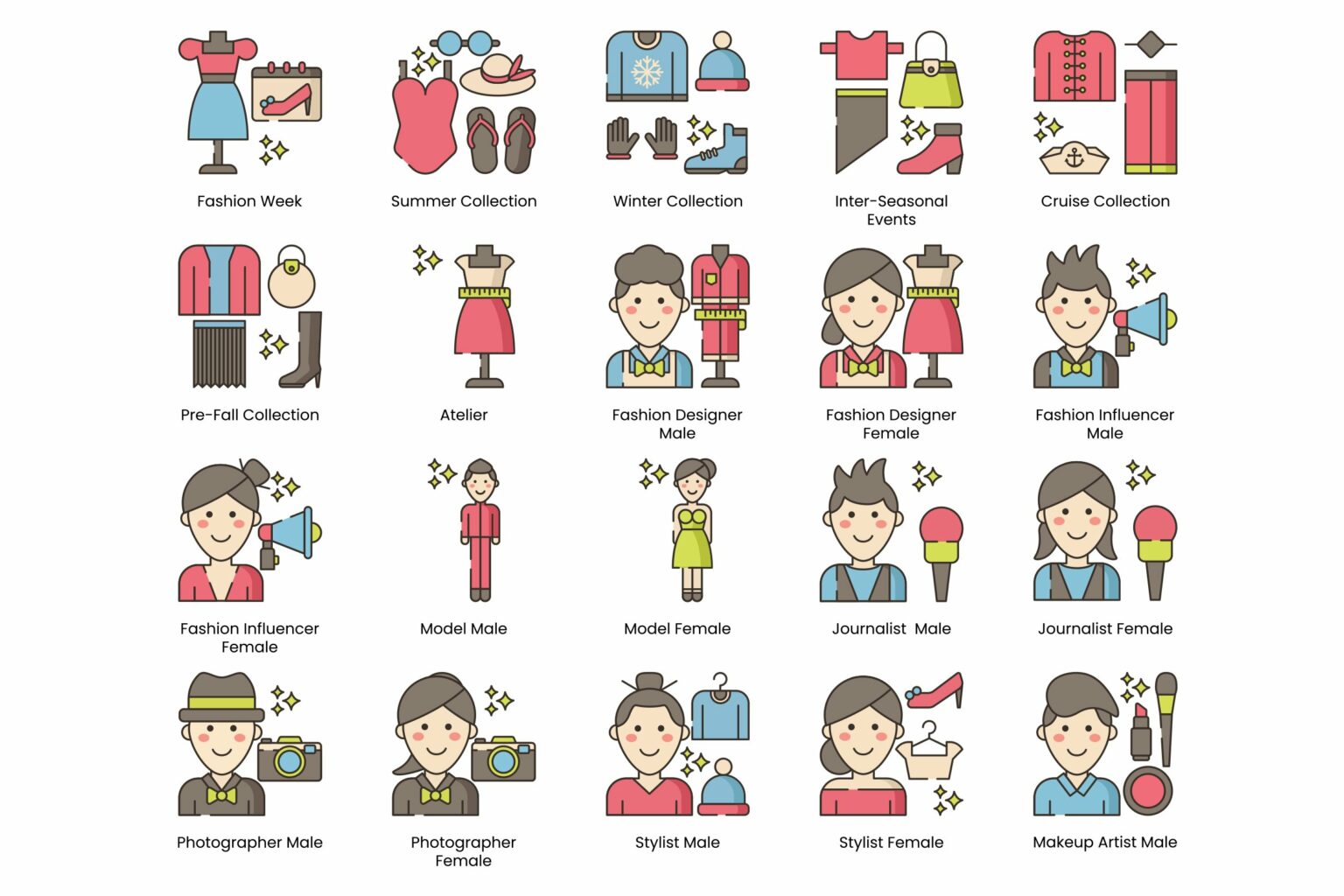 80 Fashion Week Icons - Hazel – MasterBundles