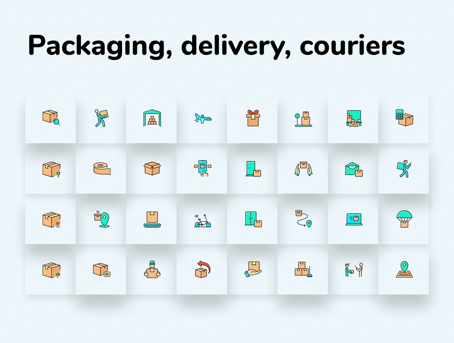 Fast Delivery & Shipping Icons Pack – MasterBundles