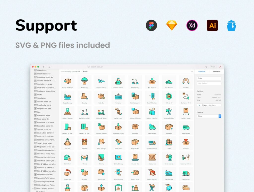Fast Delivery & Shipping Icons Pack – MasterBundles