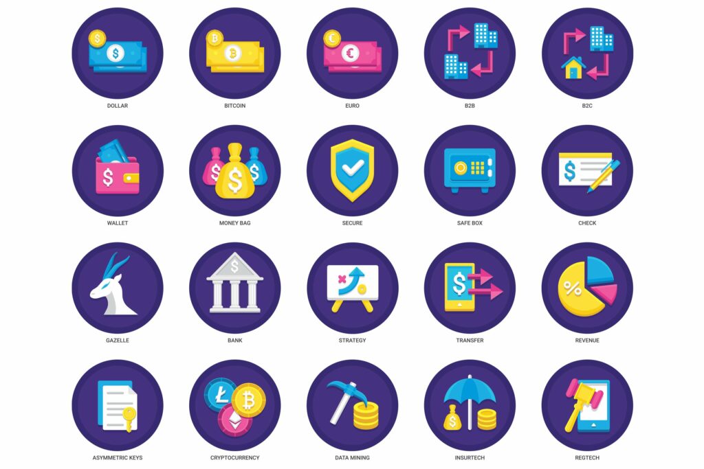 Fintech - Finance Technology Icons – MasterBundles