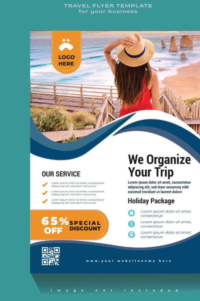 travel tour flyer template for your business. travel flyer design ...