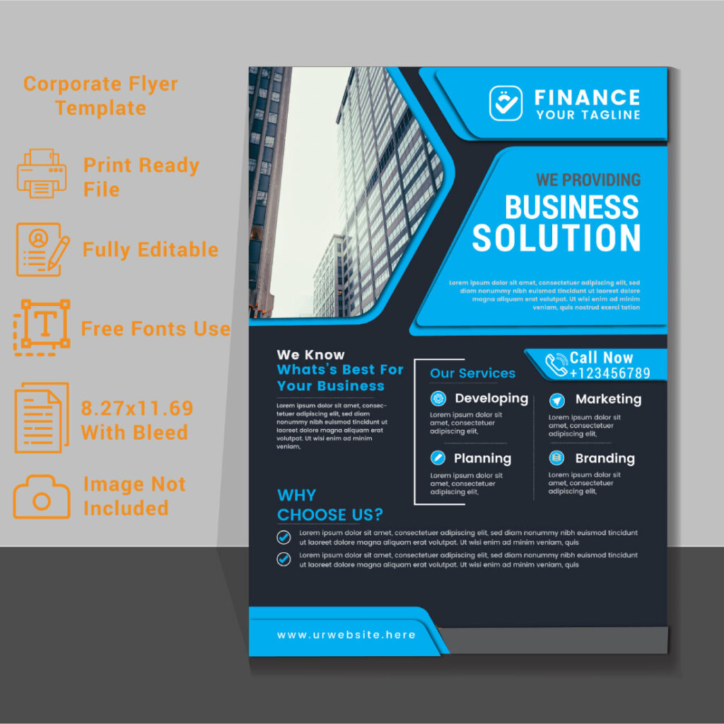 Professional business Flyer Template for your Business.Easy to ...
