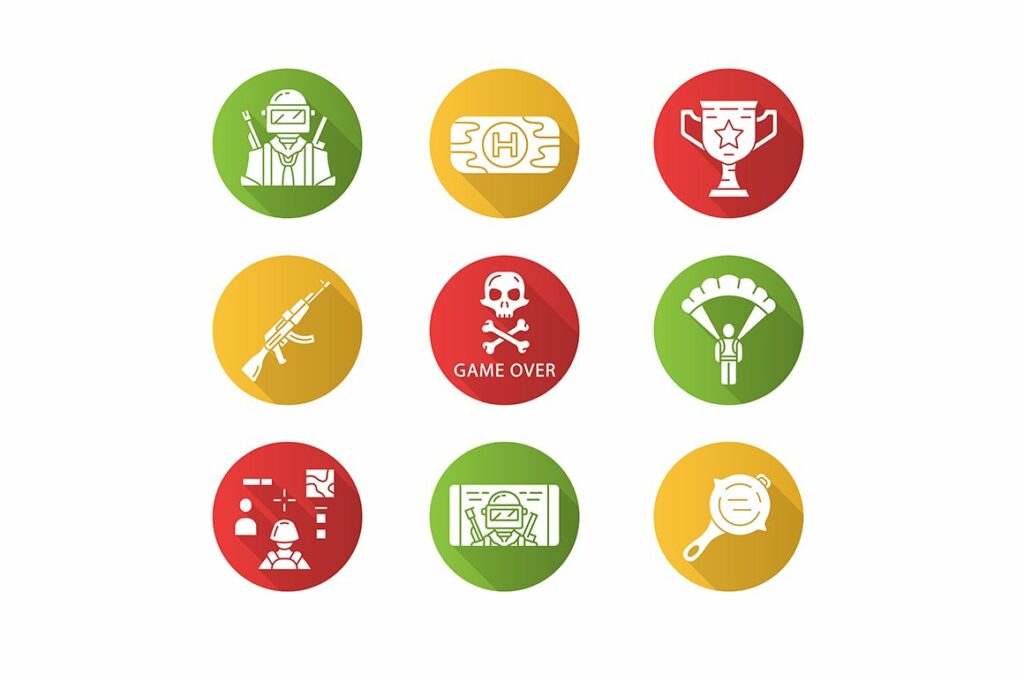 Online game inventory icons set – MasterBundles