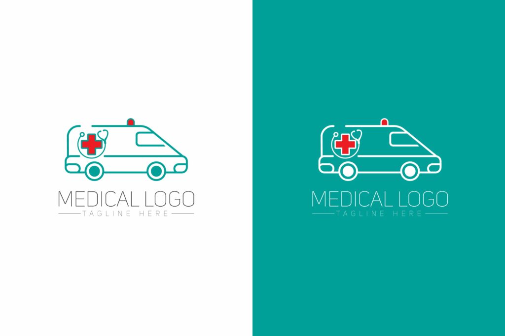 Unique modern minimalist medical – MasterBundles