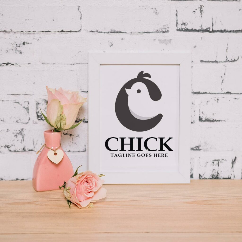 Letter C Chicken Logo Design vector icon symbol illustration. Chicken ...