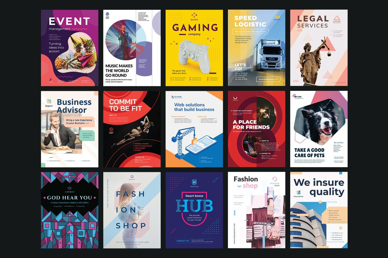 Flyer Template Bundle – MasterBundles