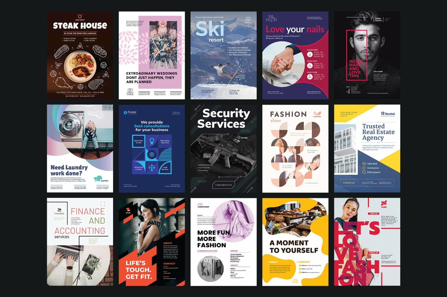 Flyer Template Bundle – MasterBundles