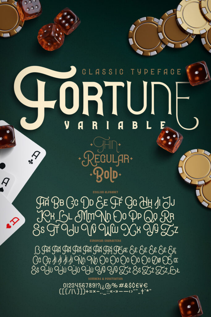 Fortune Variable Font - MasterBundles