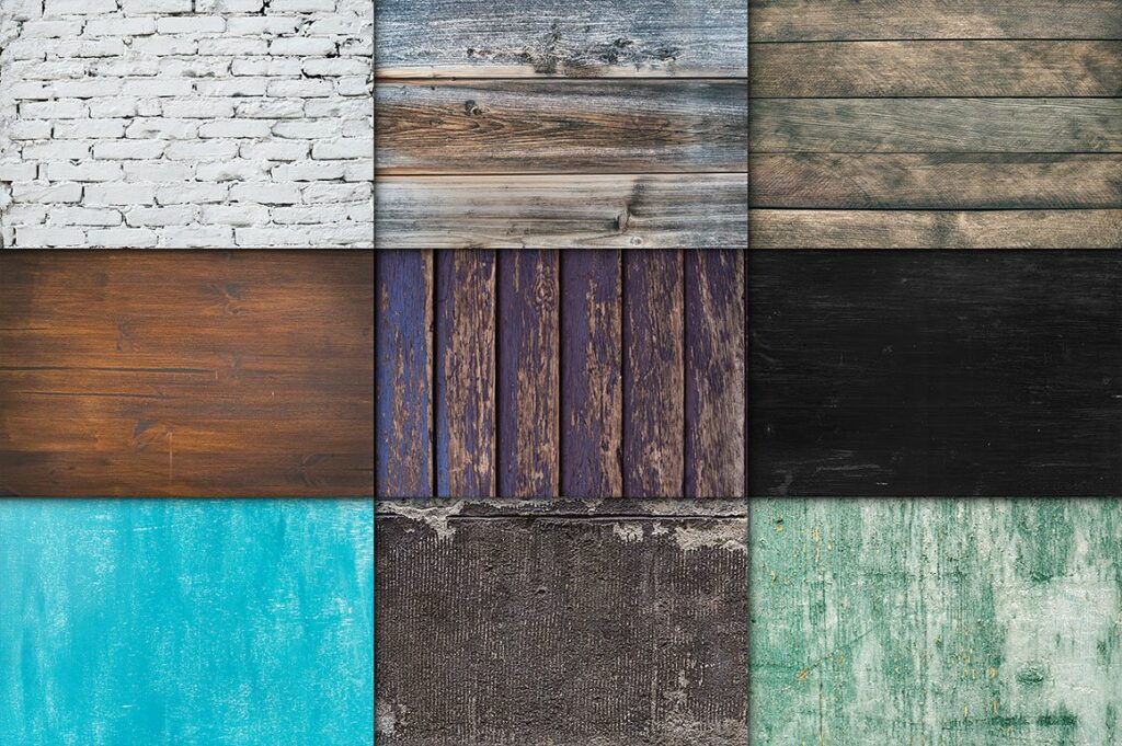 100 Textures Pack. Wooden & Stone – MasterBundles