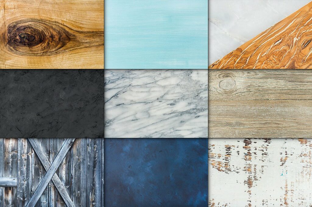 100 Textures Pack. Wooden & Stone – MasterBundles