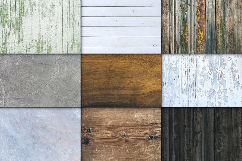 100 Textures Pack. Wooden & Stone – MasterBundles