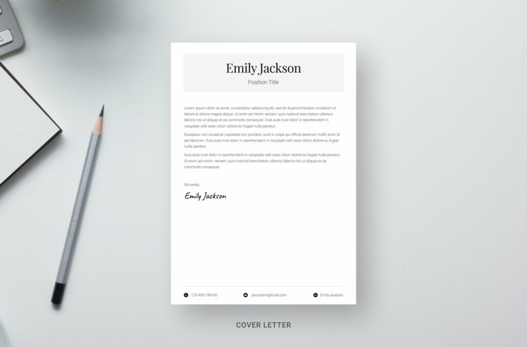 Professional Resume Template CV – MasterBundles