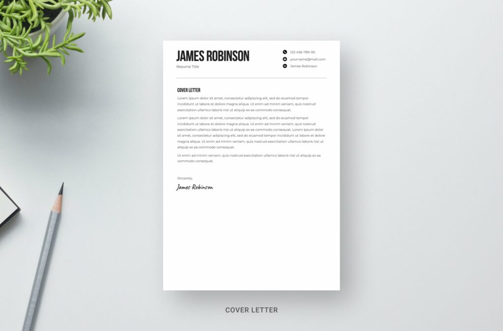 Professional Resume Template CV – MasterBundles