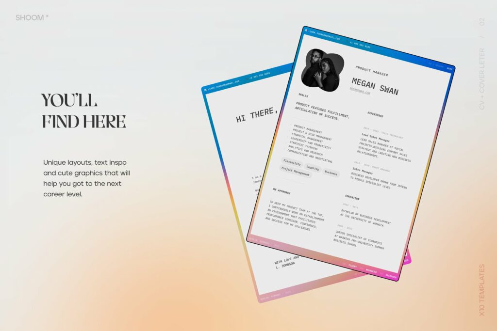 Modern Resume Bundle: 10 PRO Themes – MasterBundles