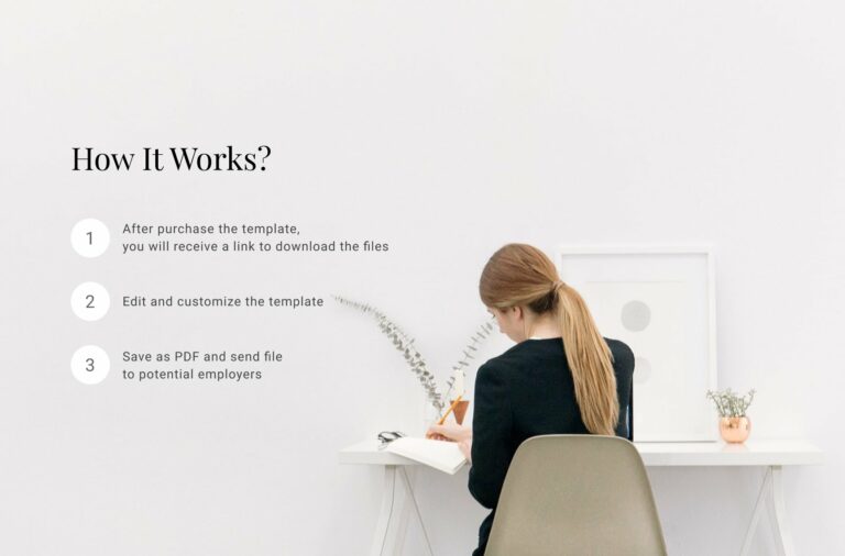 Professional Resume Template CV – MasterBundles