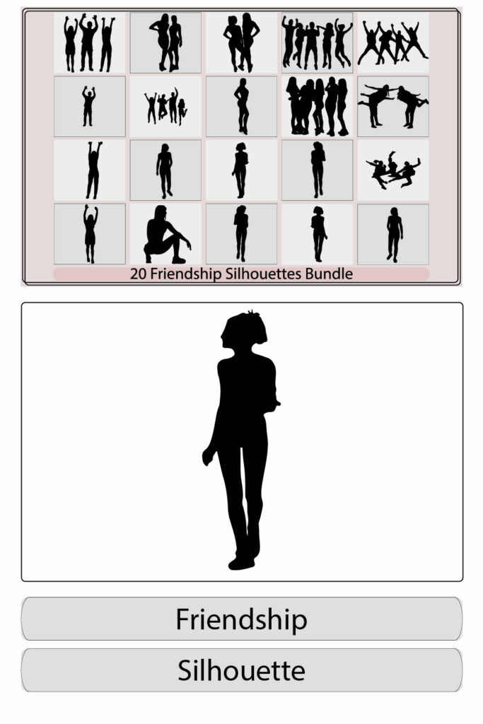 Friends silhouettes,Friend Friendship Relationship Teammate Teamwork ...