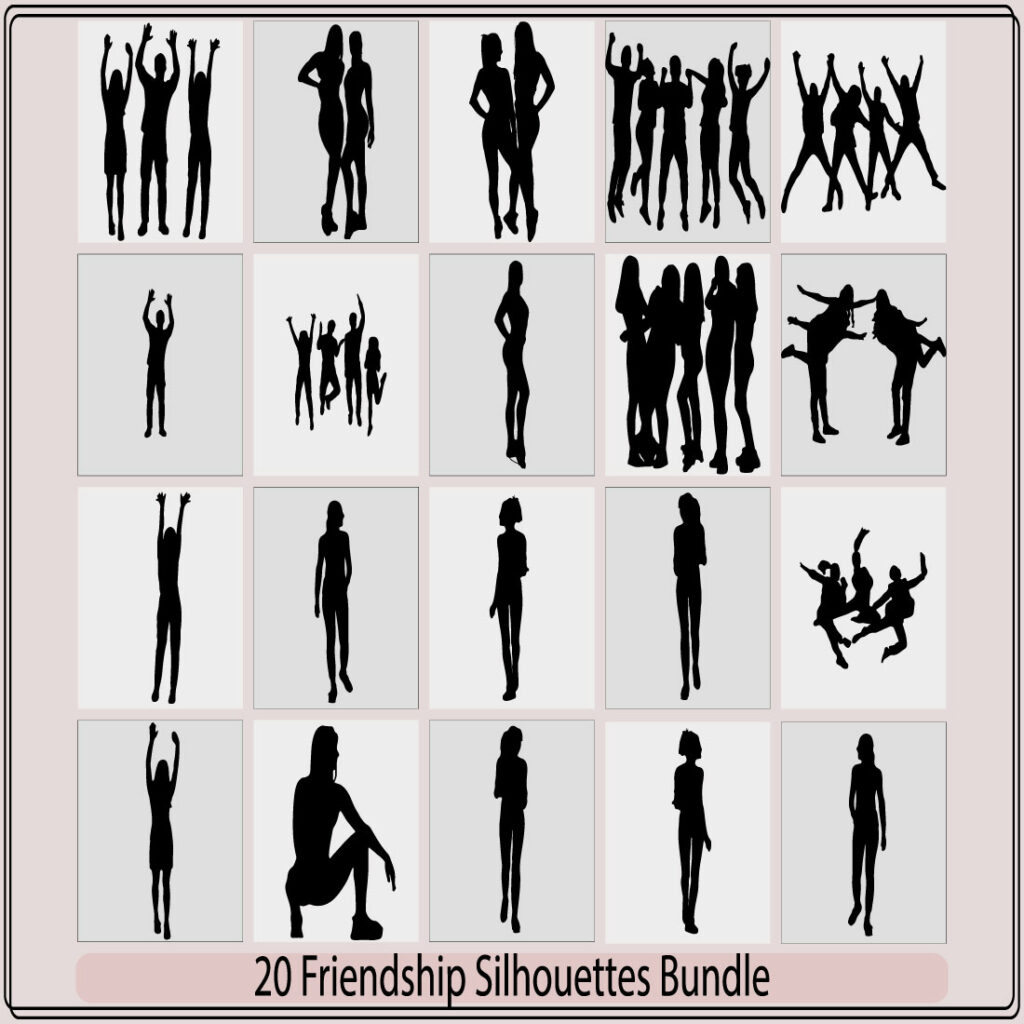 Friends silhouettes,Friend Friendship Relationship Teammate Teamwork ...