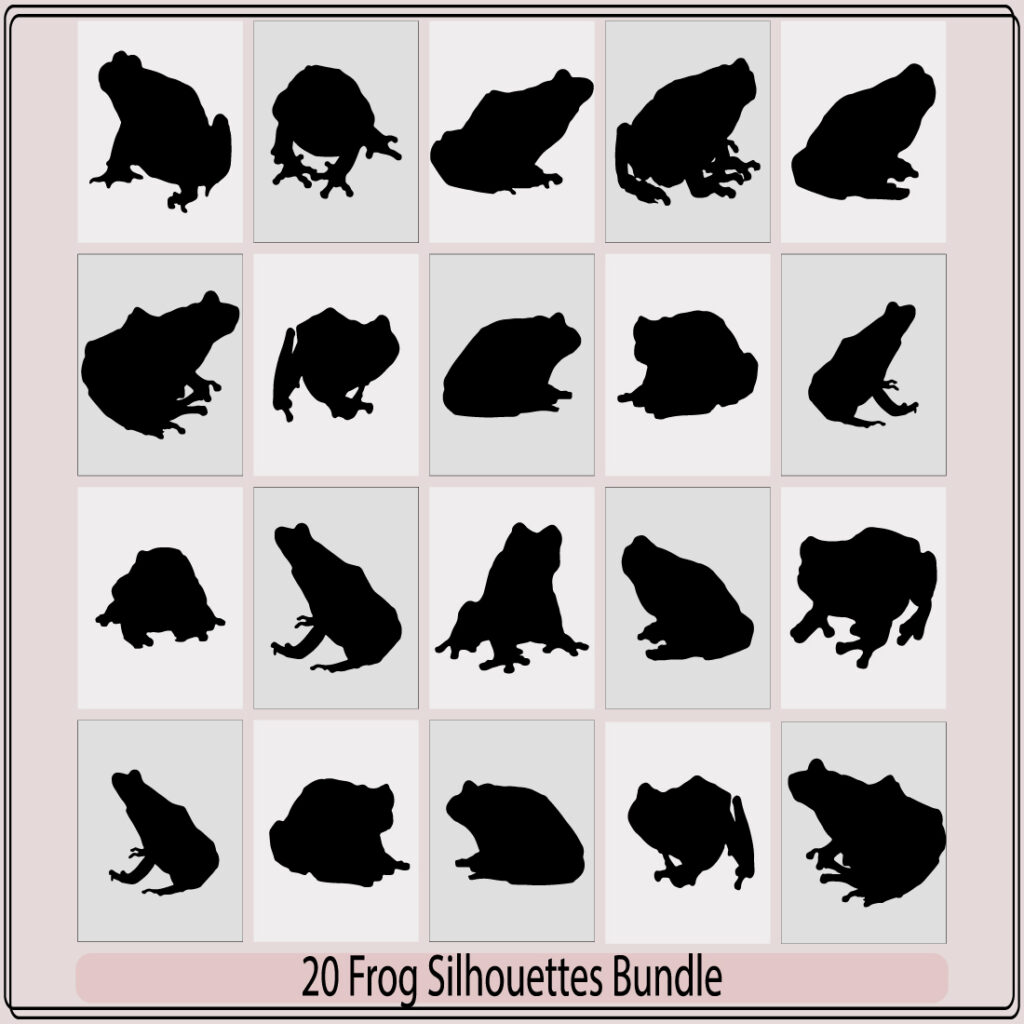 Frog Silhouette,Silhouettes frog-vector,Tree frog silhouette vector ...