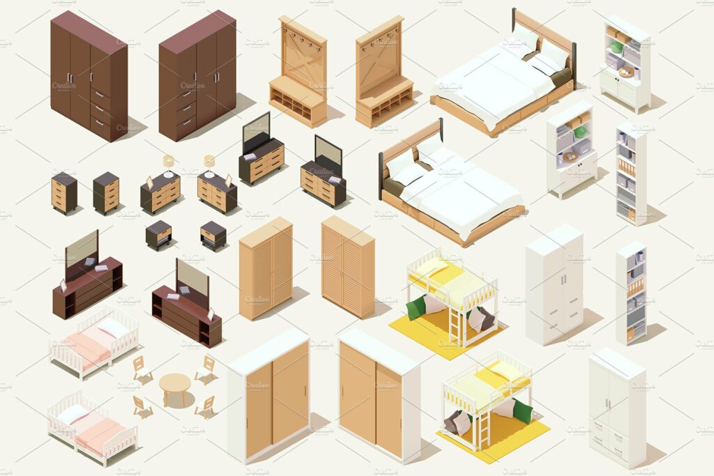 Vector home furniture and equipment – MasterBundles