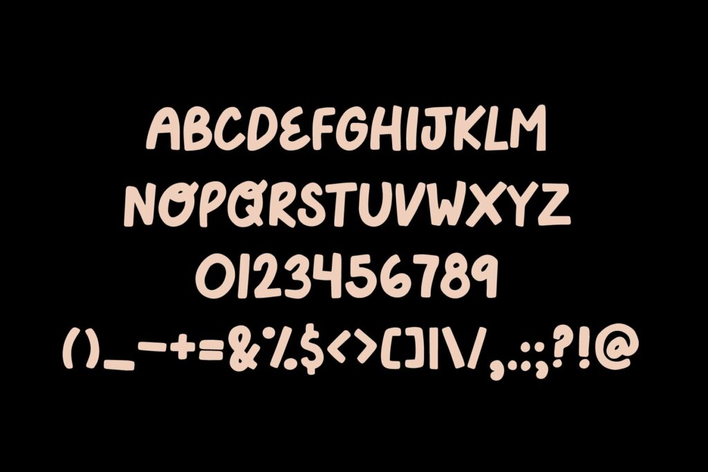 Furry Friend Handwritten Bold Font – MasterBundles