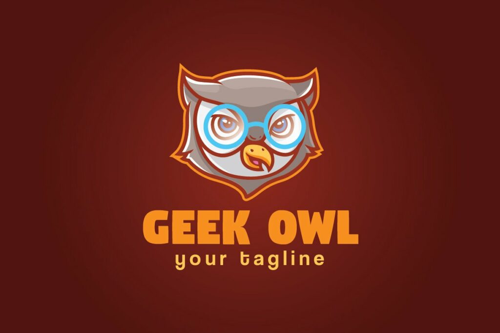 Geek Owl Logo – MasterBundles