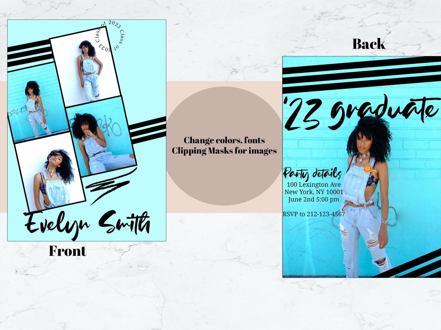 Modern Photoshop Grad Card Bundle – MasterBundles