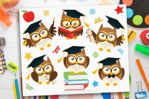Graduation Owls Clipart – MasterBundles