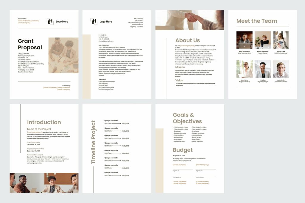 Business Proposal Templates | CANVA – MasterBundles
