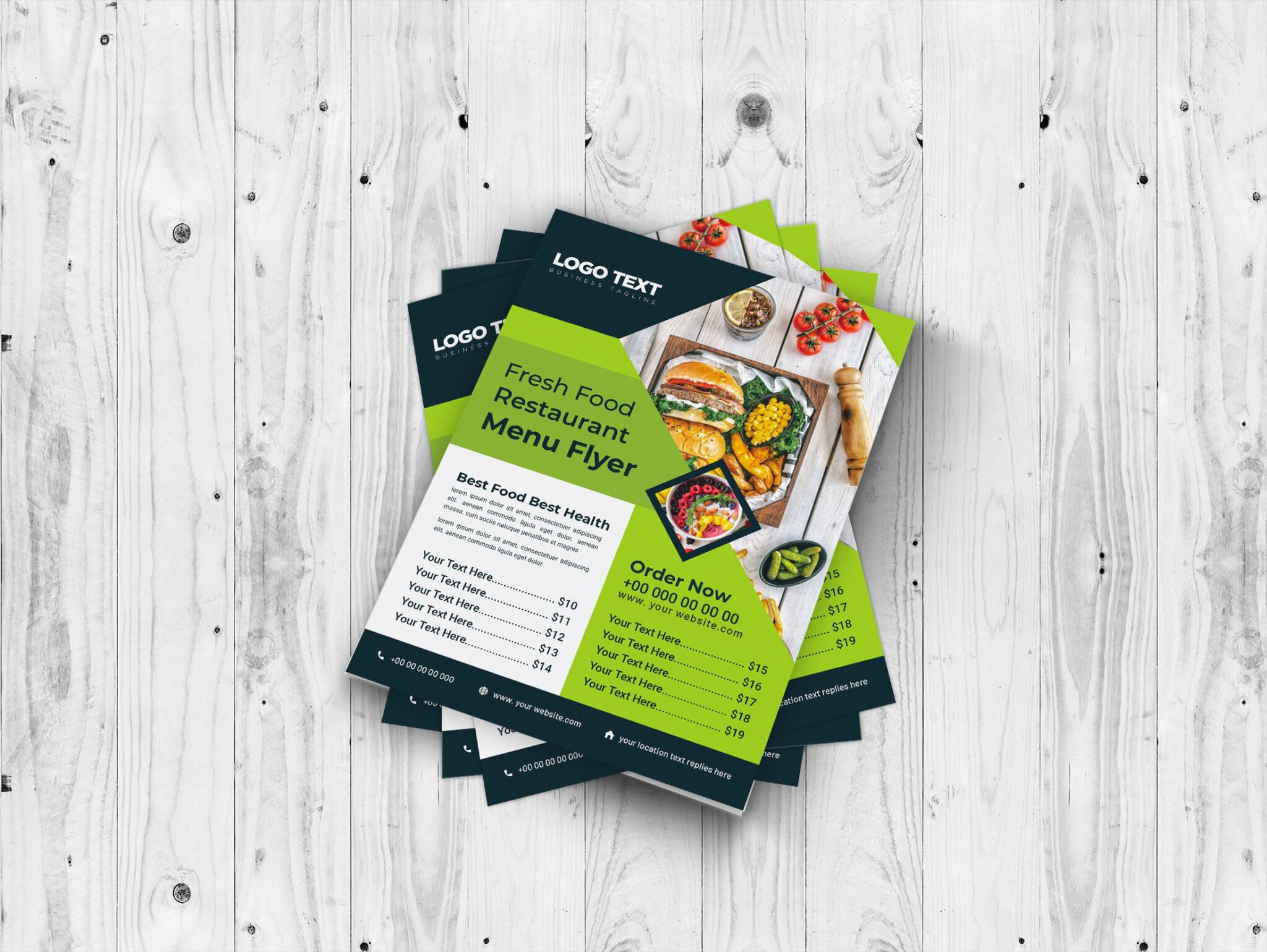 A4 Food Menu Templates – MasterBundles