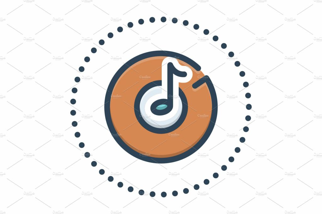 Groove vinyl color icon – MasterBundles