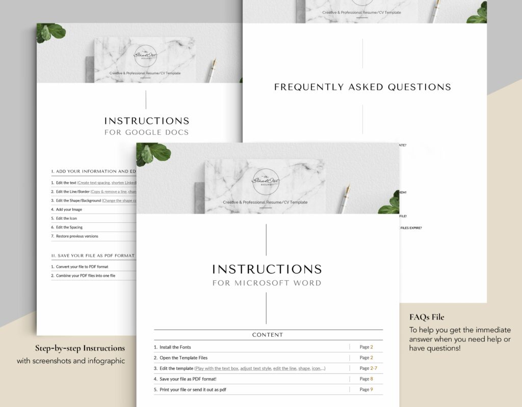 Resume/CV Template - GRACE – MasterBundles