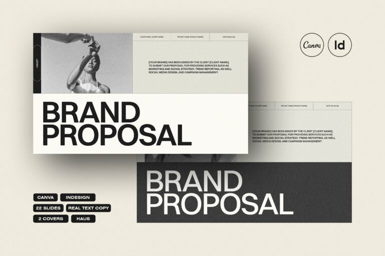 HAUS | Brand Proposal – MasterBundles