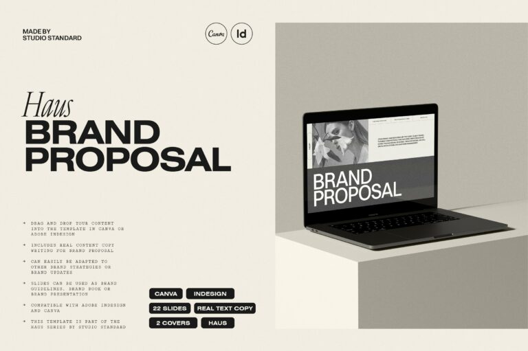 HAUS | Brand Proposal – MasterBundles