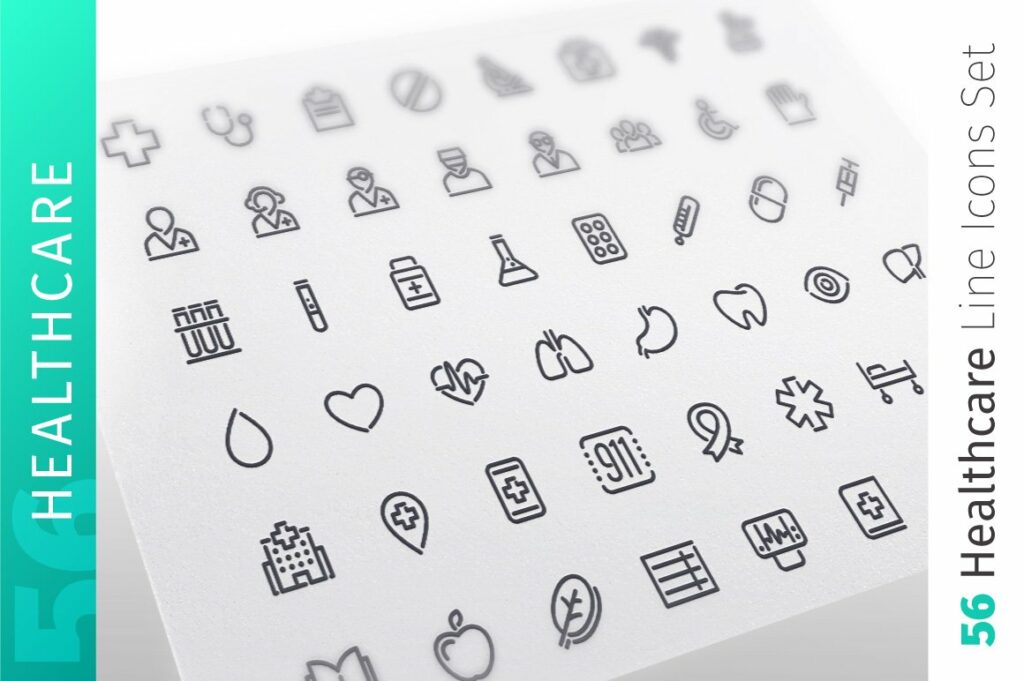 Healthcare Line Icons Set – MasterBundles