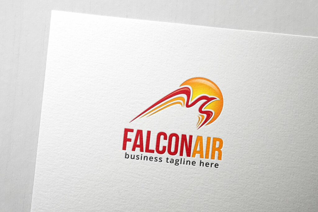 Falcon Air Logo – MasterBundles